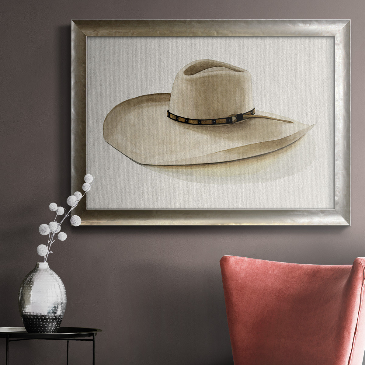 Union Rustic Cowboy Hat I Premium Framed Canvas- Ready To Hang | Wayfair
