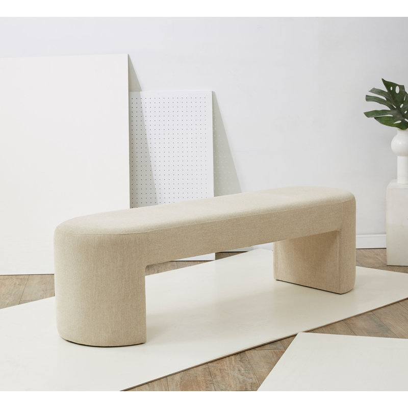 Joss & Main Duras Polyester Upholstered Bench | Wayfair