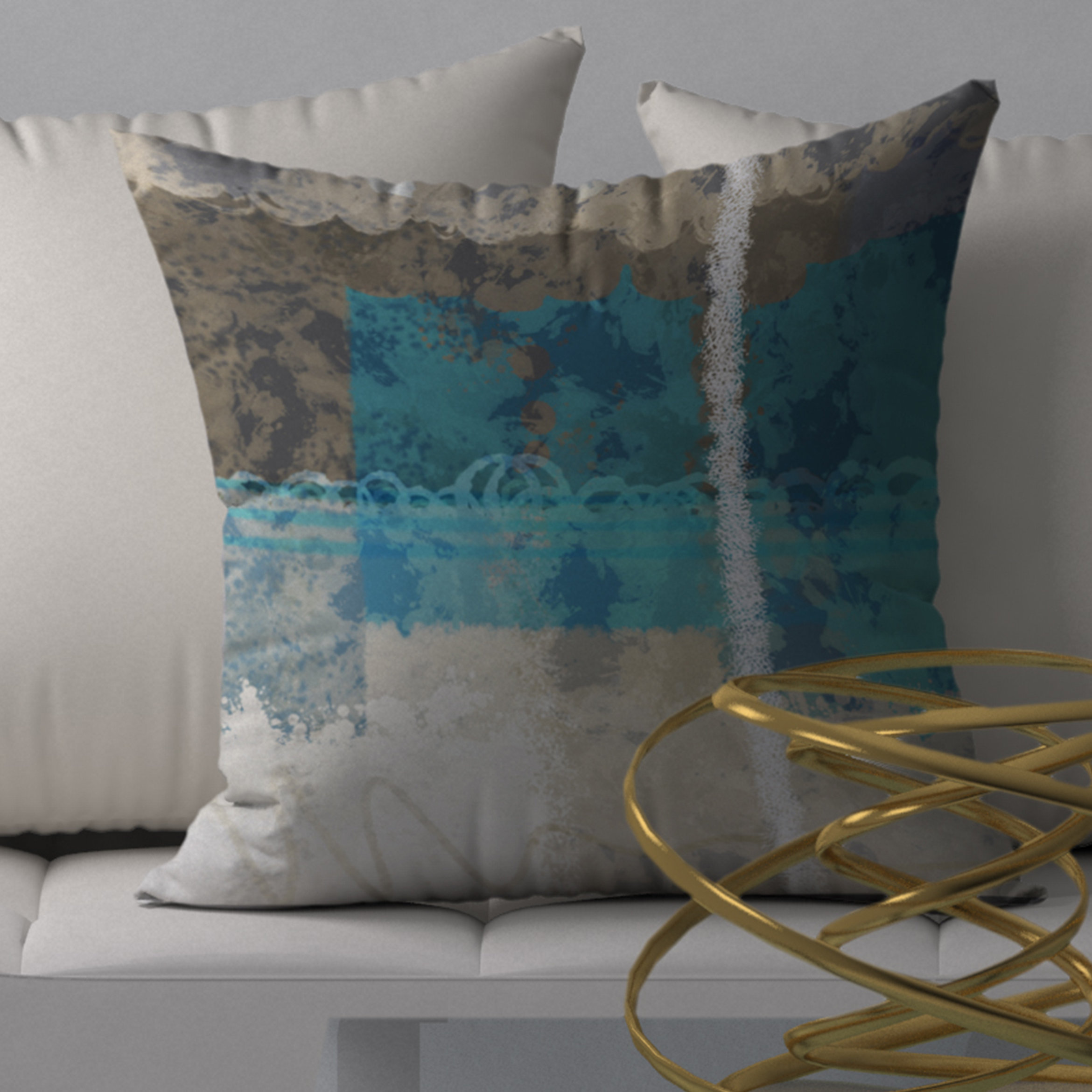 LeRoi Products Gorgeous Invincible Square Pillow Cover & Insert | Wayfair