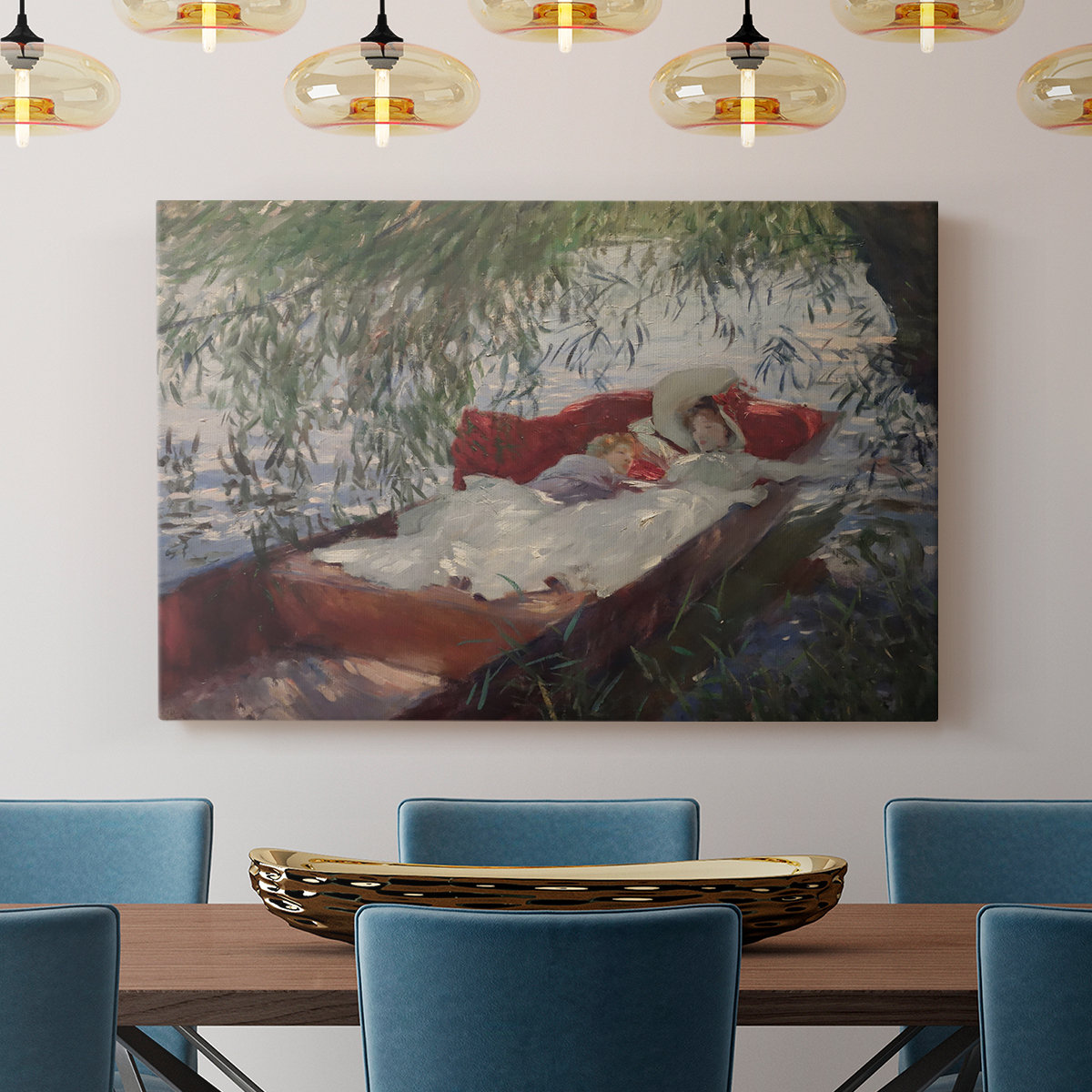 Winston Porter Vintage Floral-CXXI -Gallery Wrapped Cavas | Wayfair