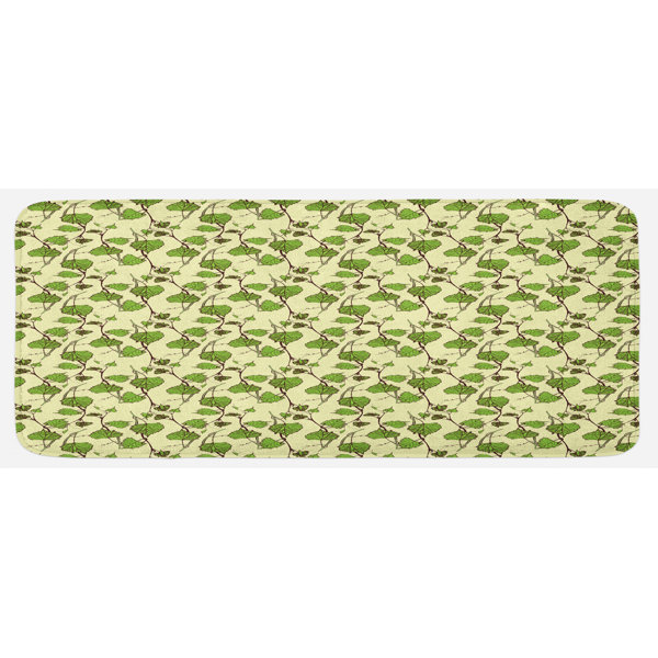 East Urban Home Vine Kitchen Mat | Wayfair