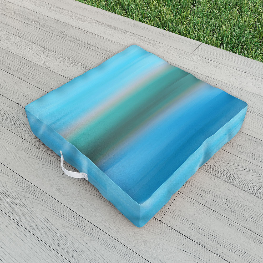 Deny Designs Indoor / Outdoor Ombre Floor Pillow Cover & Insert | Wayfair