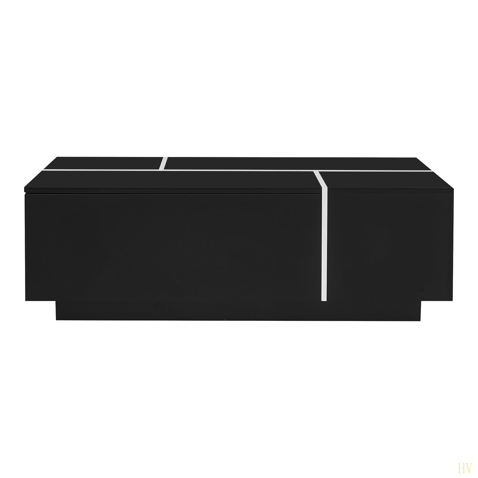 Latitude Run® 47.2''-72.7'' Extendable Coffee Table, Multi-Functional ...