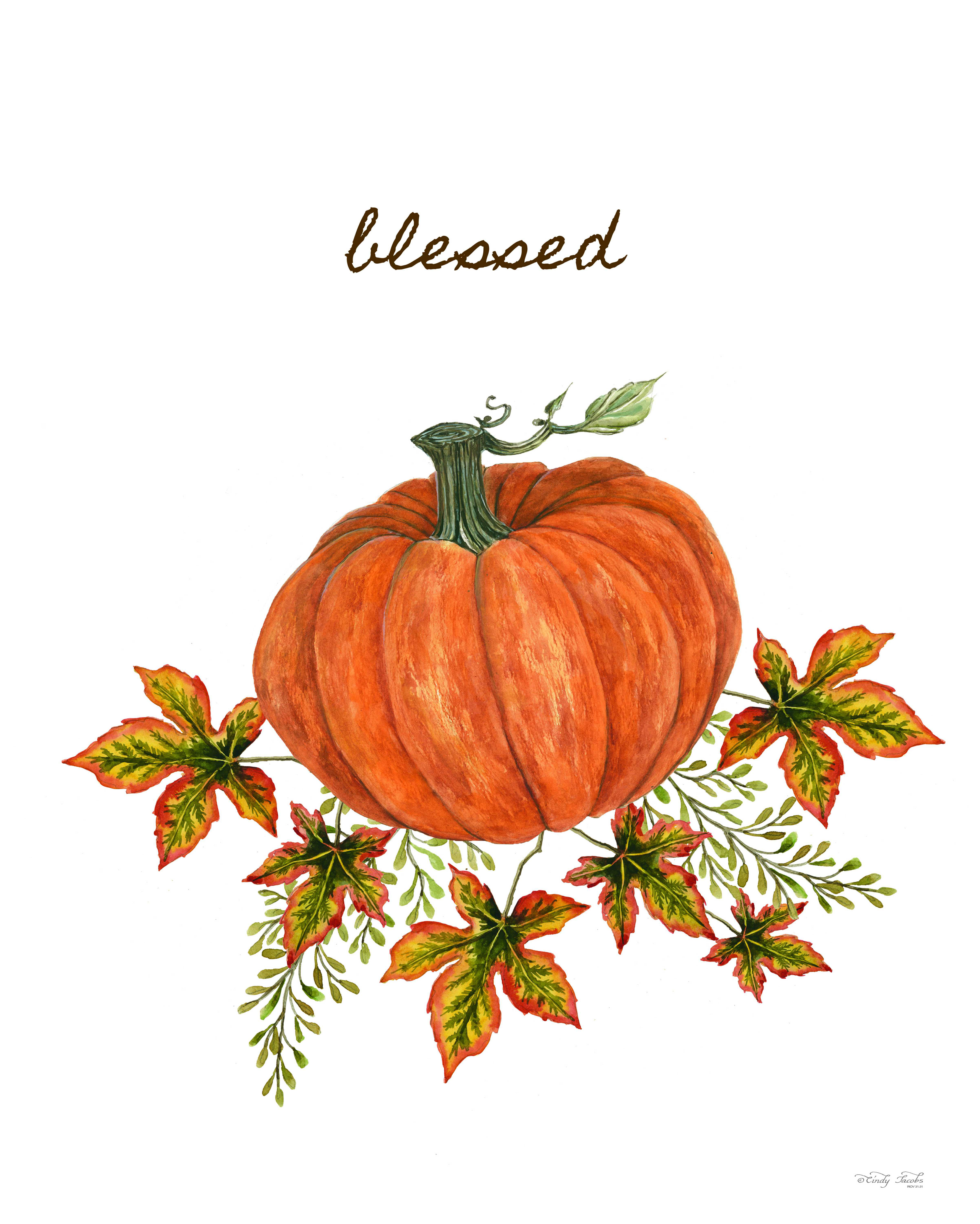 Rosalind Wheeler Blessed Pumpkin | Wayfair