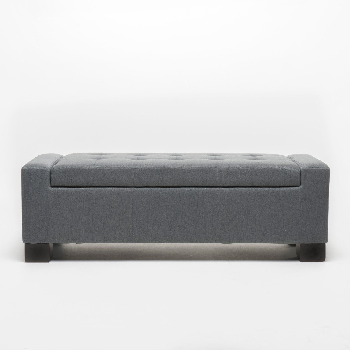 Hokku Designs Gray Polyester Bench | Wayfair