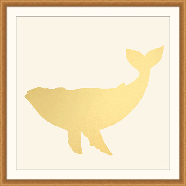 Wendover Art Group Whale - Picture Frame Graphic Art on Metal - Wayfair ...
