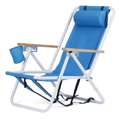 Freeport Park® Draughn Folding Beach Chair & Reviews | Wayfair