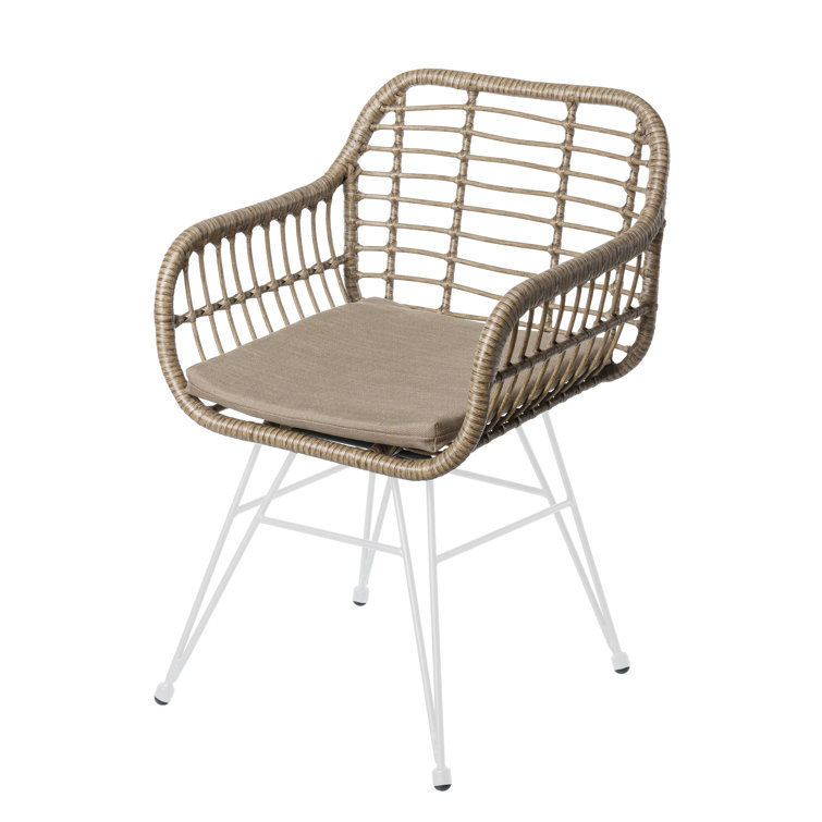 Bay Isle Home Ider Steel Outdoor Garden Chair | Wayfair.co.uk