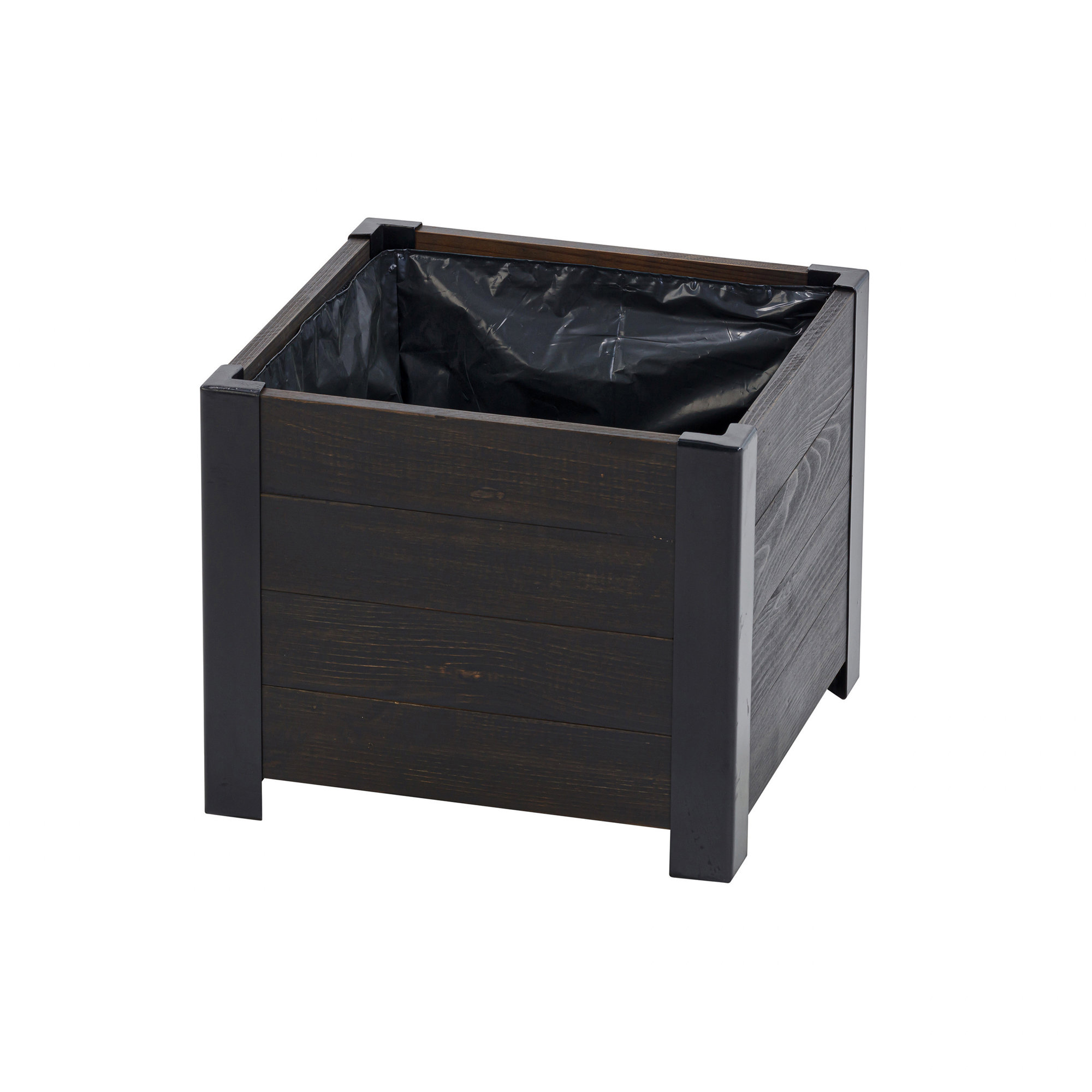 Hokku Designs Urban Garden Low Profile Planter, FSC Recycled Wood ...