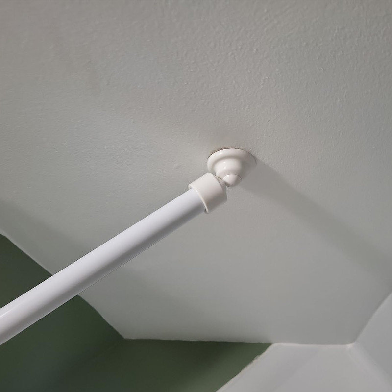 Minoky Angled Shower Rod Mount For Sloped Walls - Low Cost Solution ...