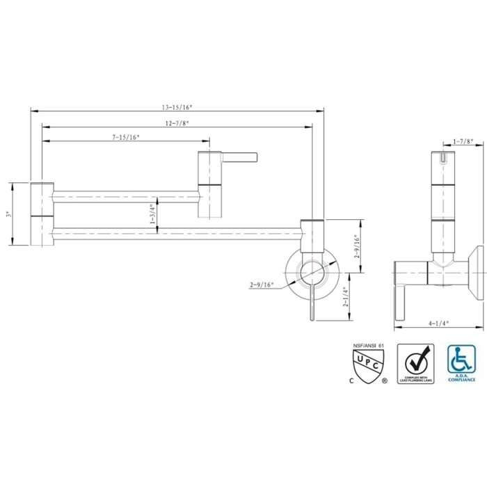 Ultra Faucets Euro Kitchen Faucet & Reviews | Wayfair