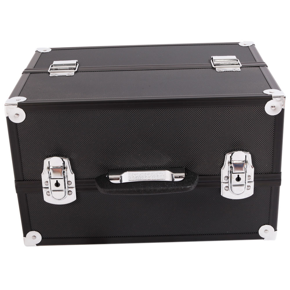 Rebrilliant Aluminum Alloy Makeup Train Case Jewelry Box Organizer ...