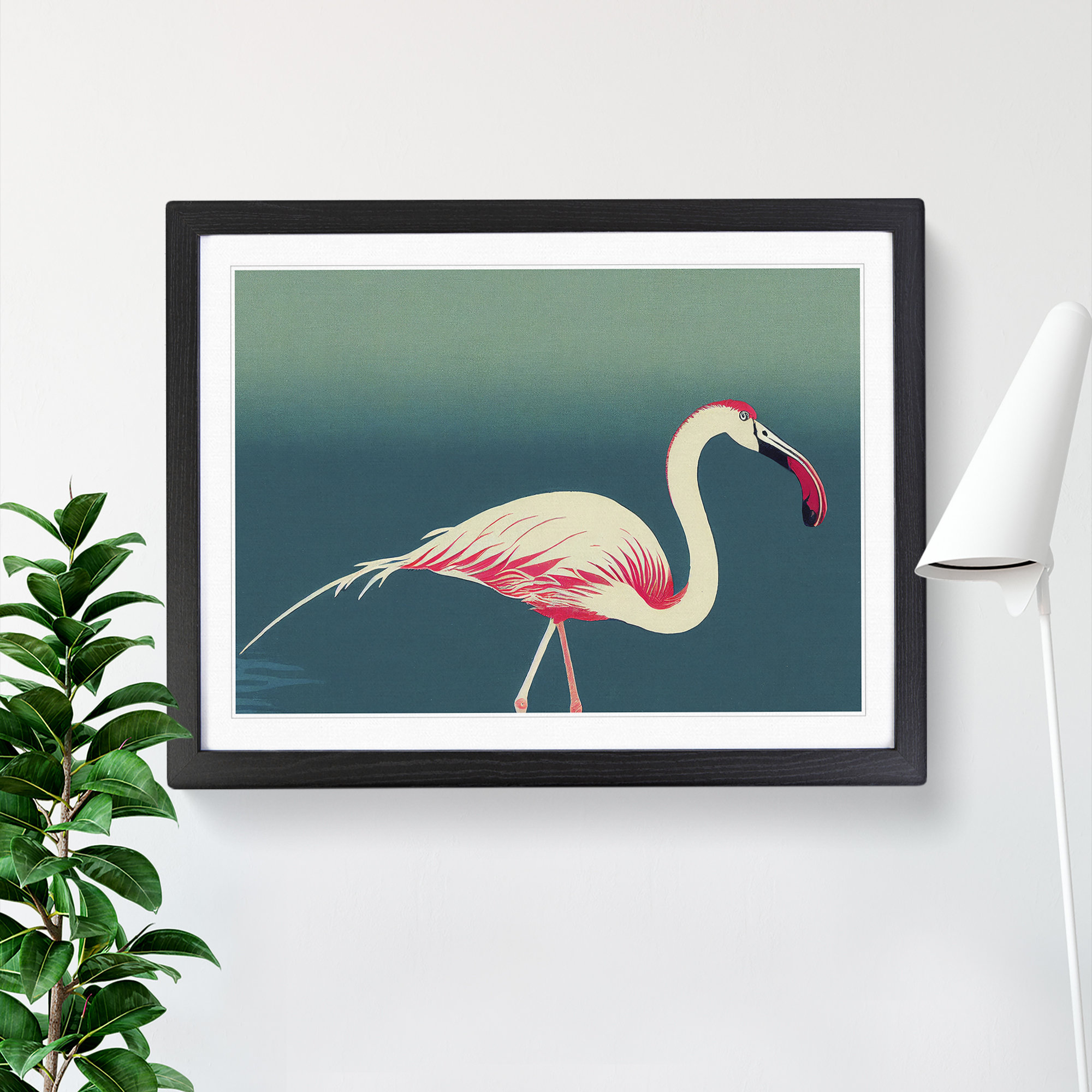 17 Stories Gorgeous Flamingo - Picture Frame Graphic Art | Wayfair.co.uk