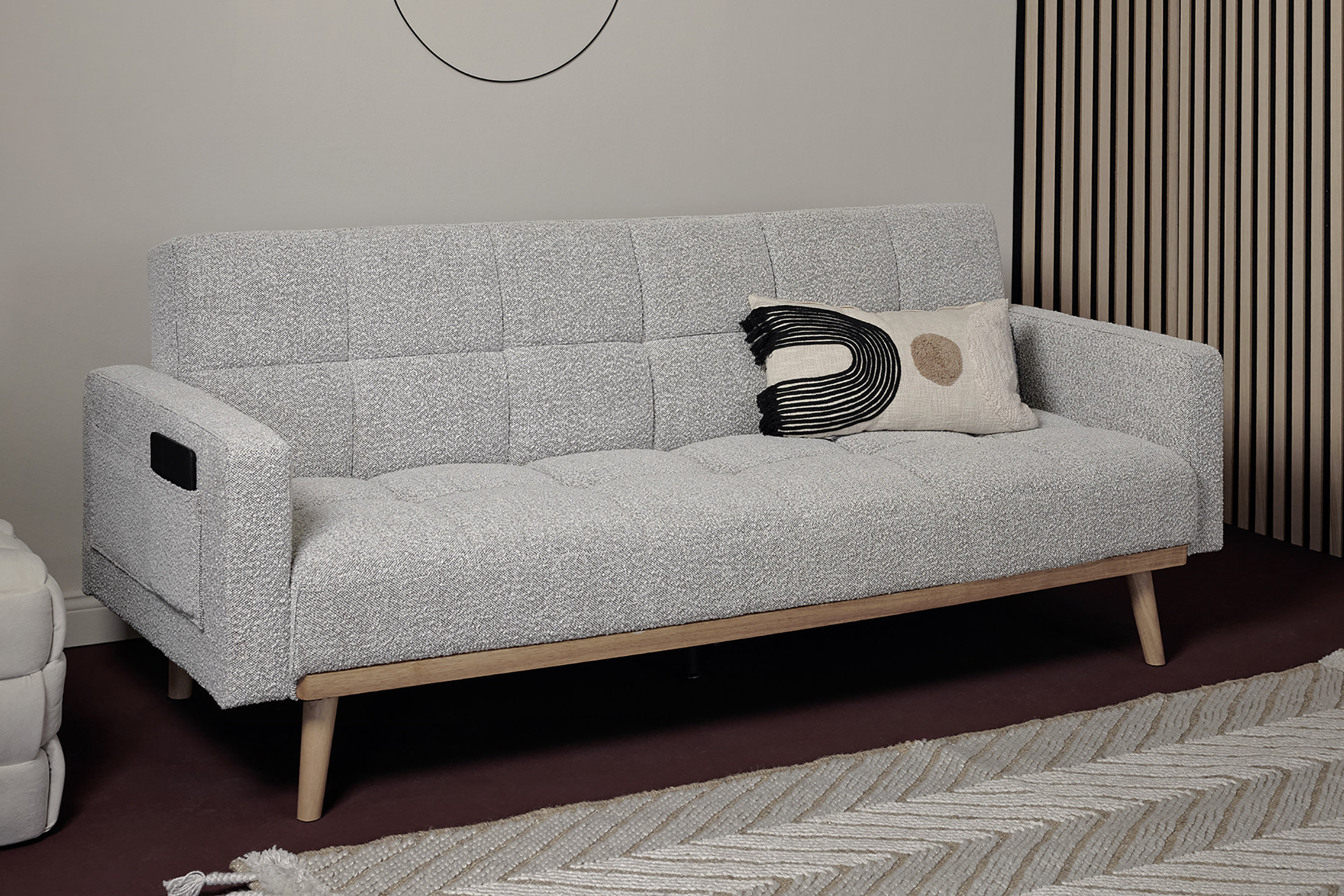 Mercury Row Shiflet 3 Seater Clic Clac Sofa & Reviews | Wayfair.co.uk