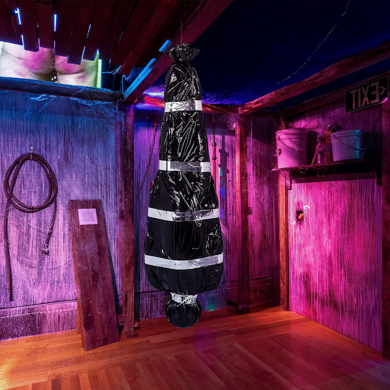 The Holiday Aisle® Dead Body Props ,Scary Fake Corpse In Bag Hallowmas ...