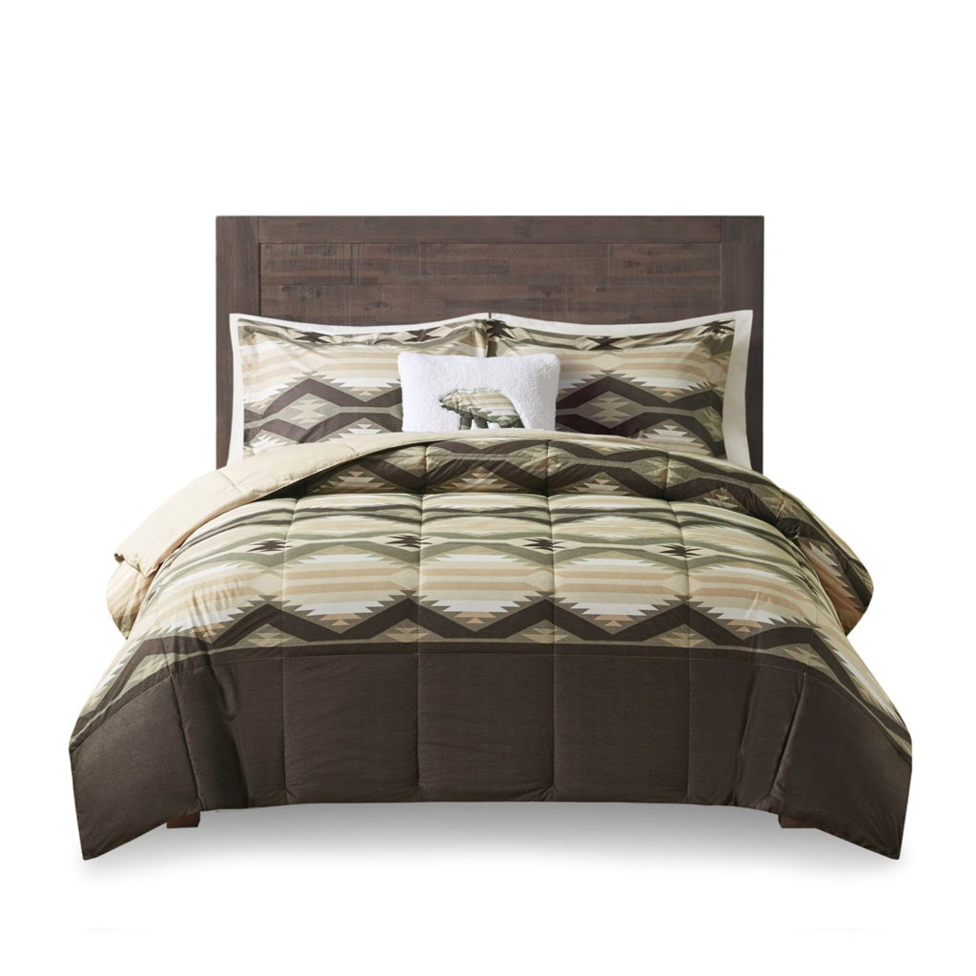 Xylbina Southwest-inspired queen Comforter Set With Decorative Pillow ...