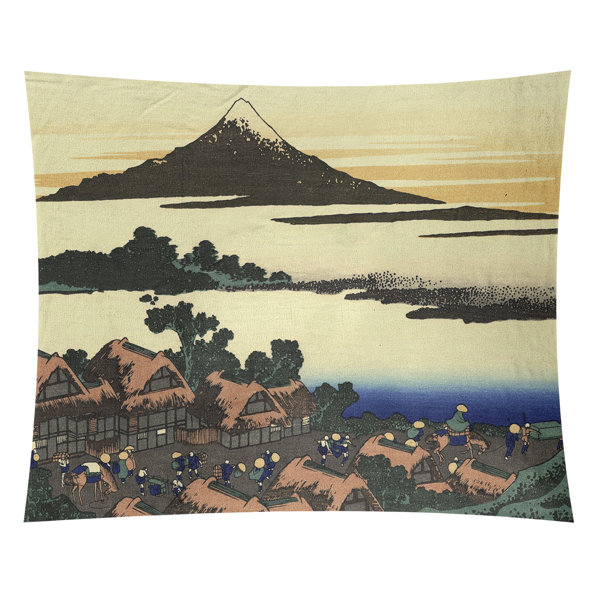 World MenagerieDawn at Isawa in Kai Province Wall Tapestry | Wayfair