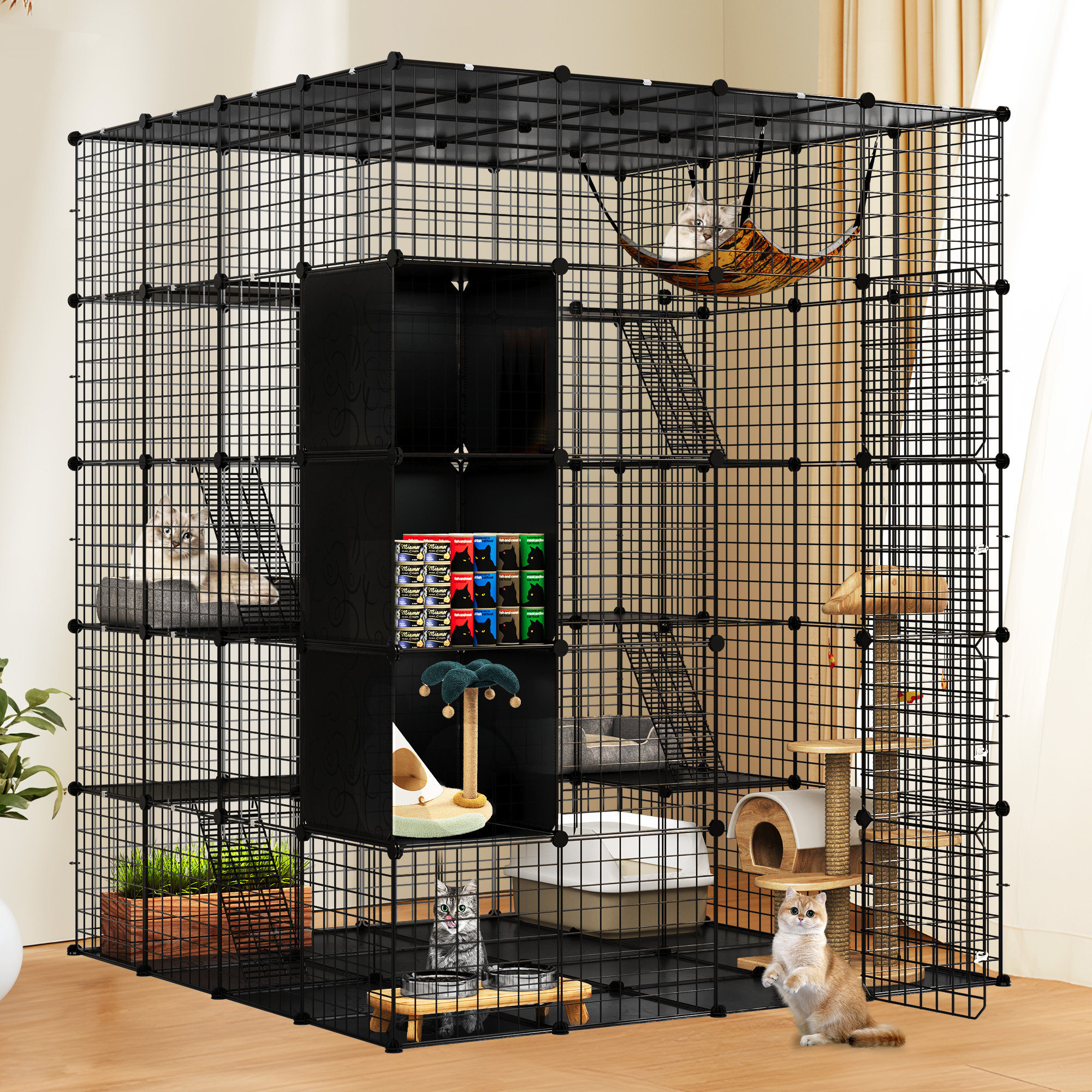 Archie & Oscar™ Willer Indoor/Outdoor Cat Cage, Catio, Cat House ...