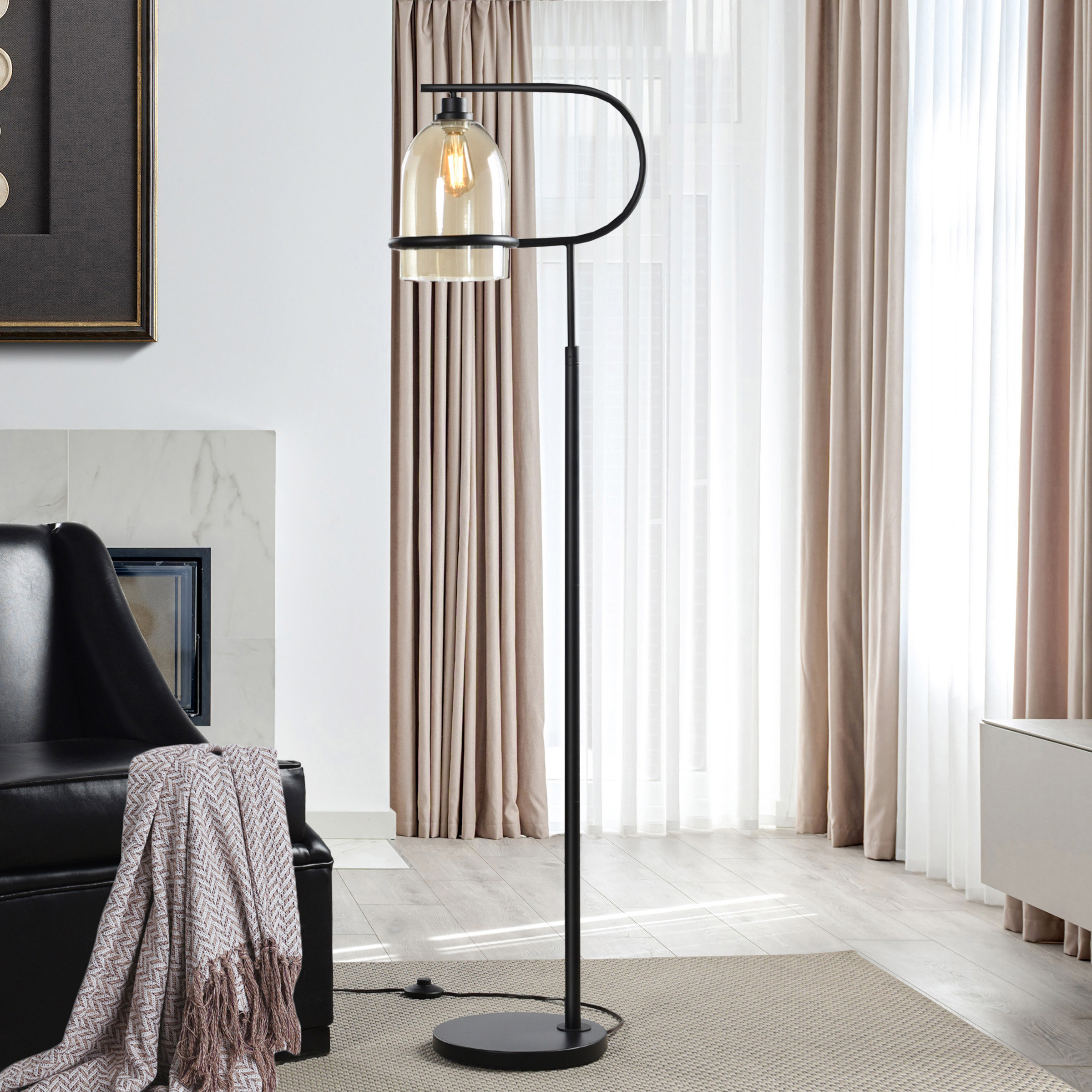 Ivy Bronx Janaeh 61" Floor Lamp | Wayfair