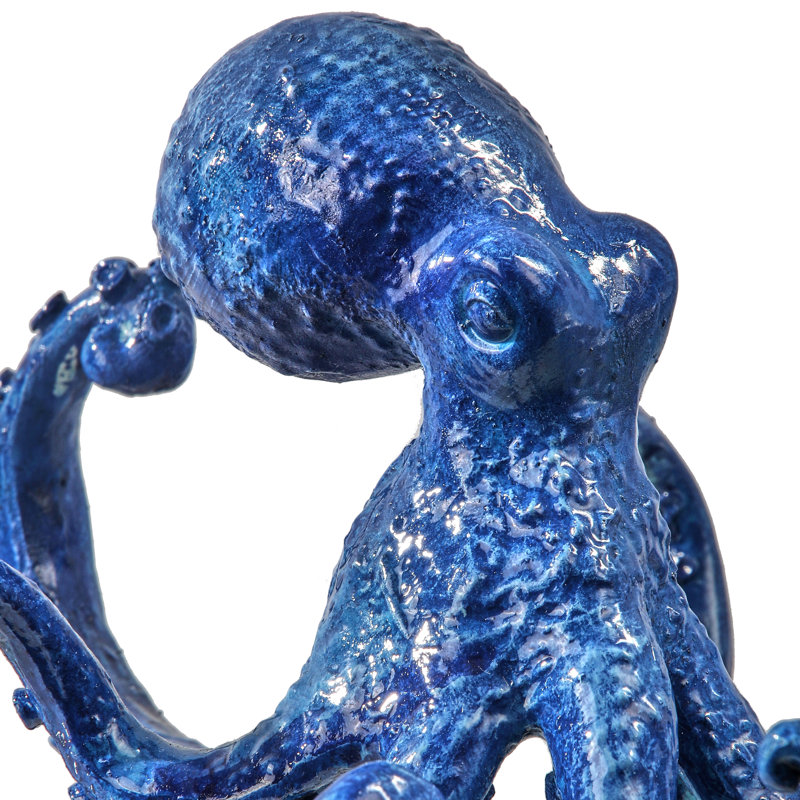Highland Dunes 7" Resin Octopus | Wayfair