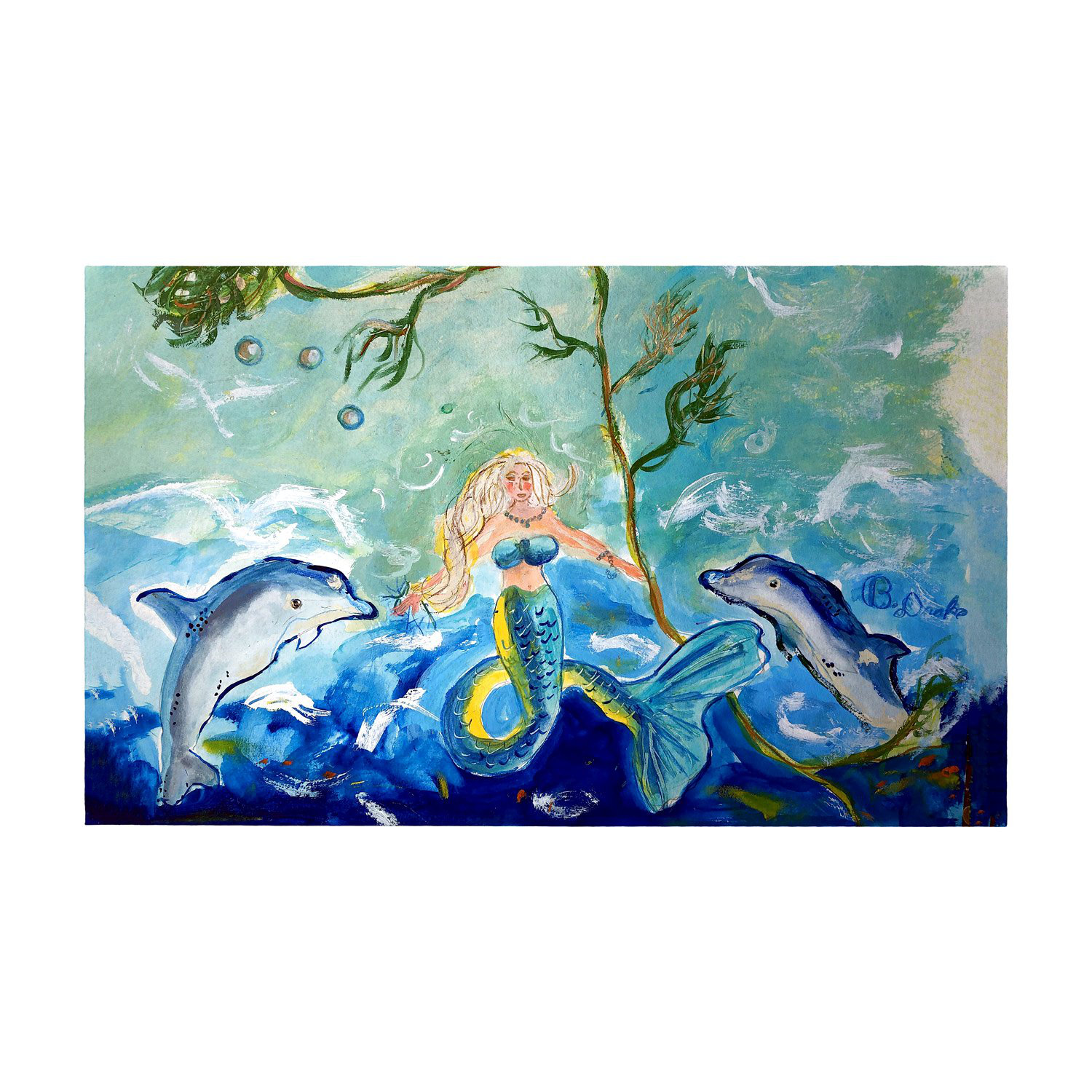 Rosecliff Heights Shona Queen of the Sea Non-Slip Indoor/Outdoor Door ...