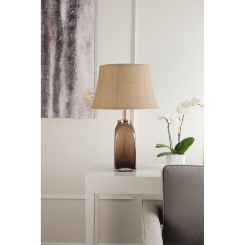 Brass Glass Table Lamps You'll Love | Wayfair