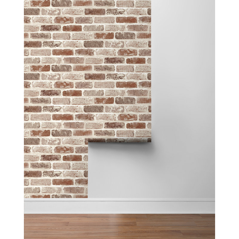 17 Stories Ornest Peel & Stick Brick Roll | Wayfair