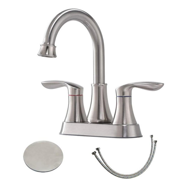 Fish hunter Centerset Faucet 2-handle Bathroom Faucet - Wayfair Canada
