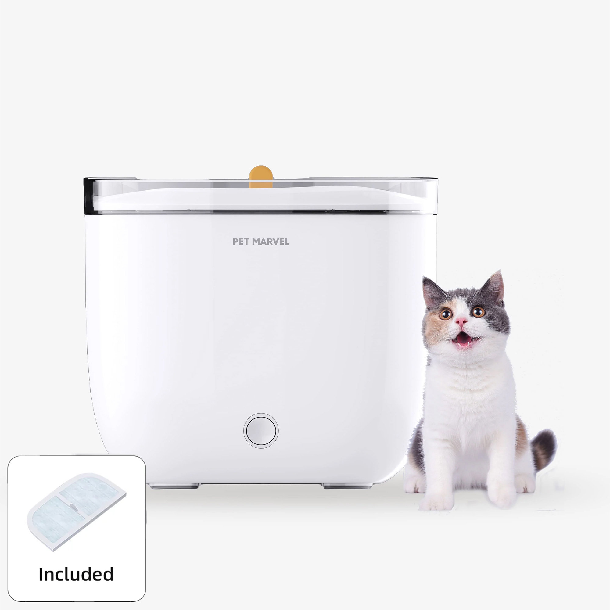 Pet Marvel Smart Automatic Pet Water Fountain for Cat Dog WIFI App ...