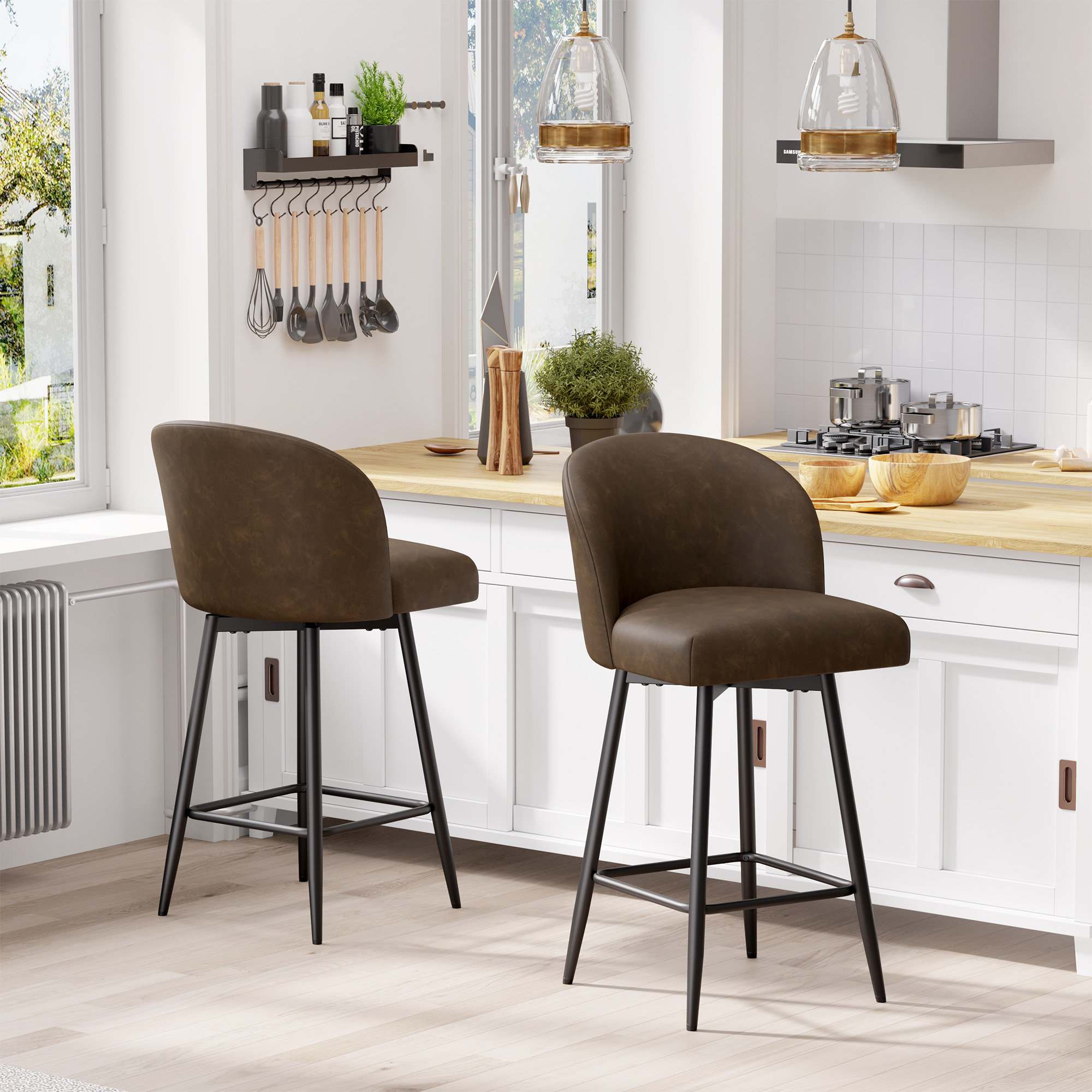 George Oliver Trendy Bar Stools: Where Style Meets Comfort | Wayfair