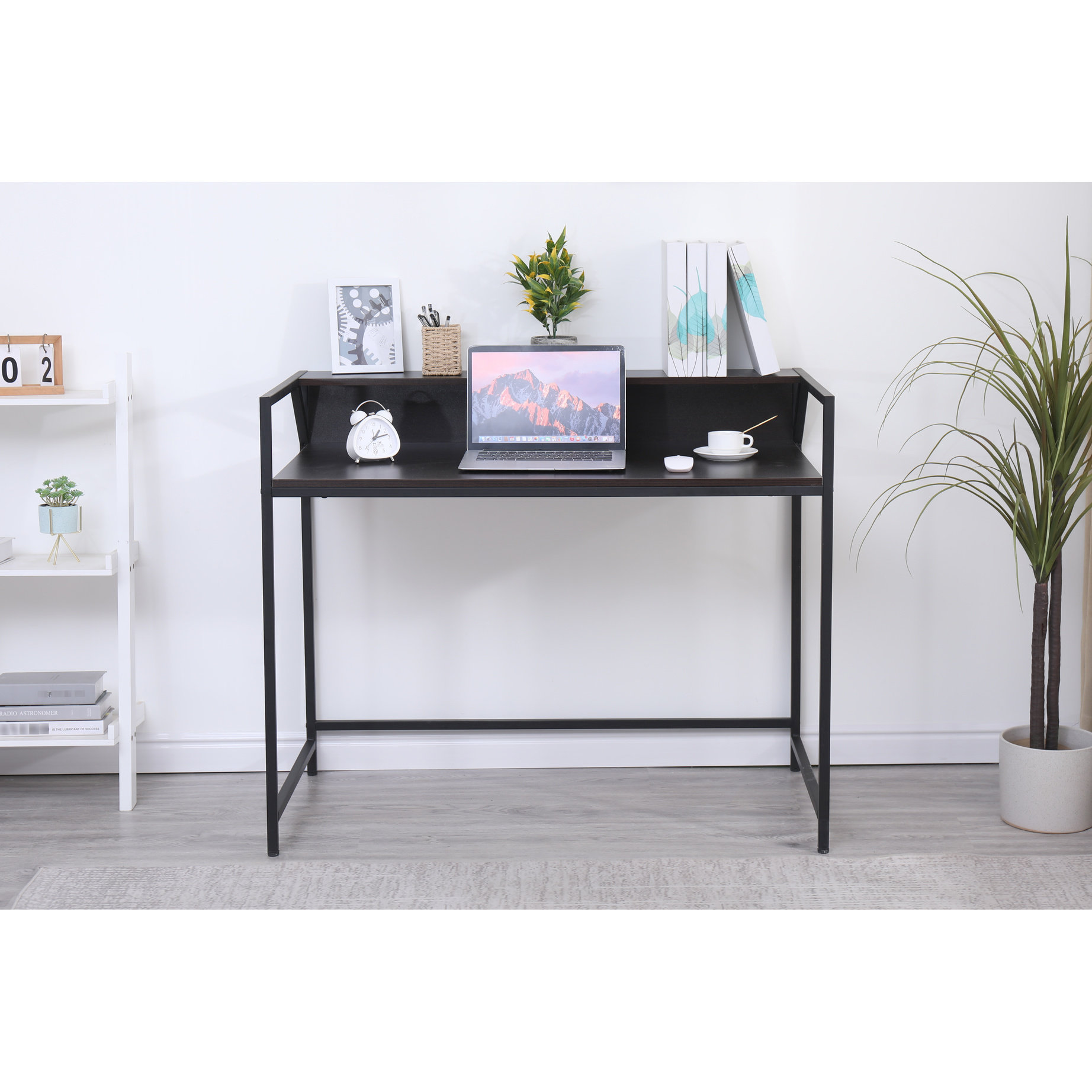 Ebern Designs Black Entryway Console Table For Living Room: Build ...