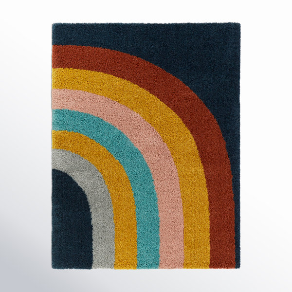 Olanda Rainbow Shag Area Rug & Reviews | AllModern