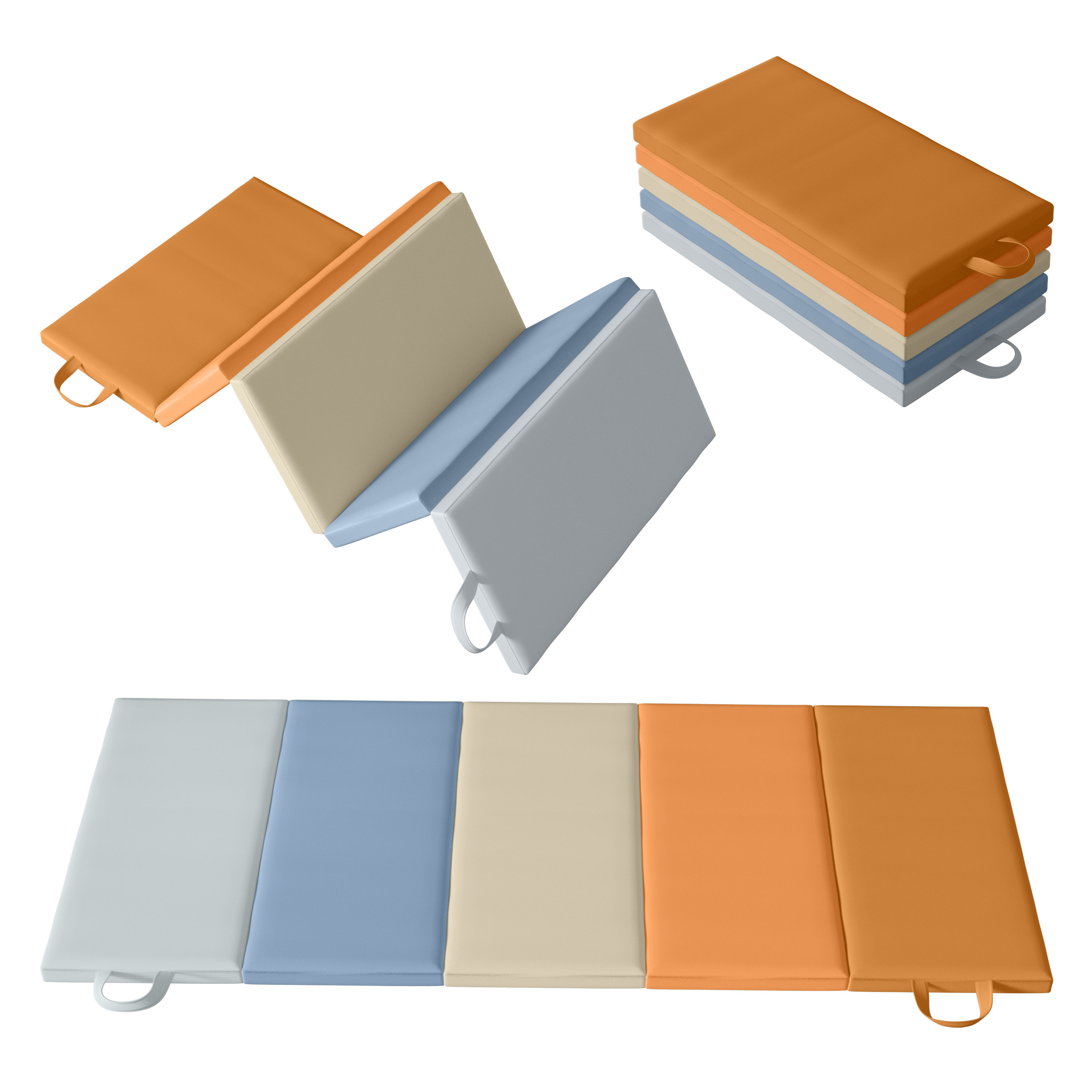 WOWMAX Folding Gymnastics Mat Tumbling Mat - Wayfair Canada