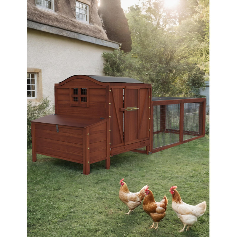 Tucker Murphy Pet™ Elvisa 13 Square Feet Walk in Chicken Coop with ...