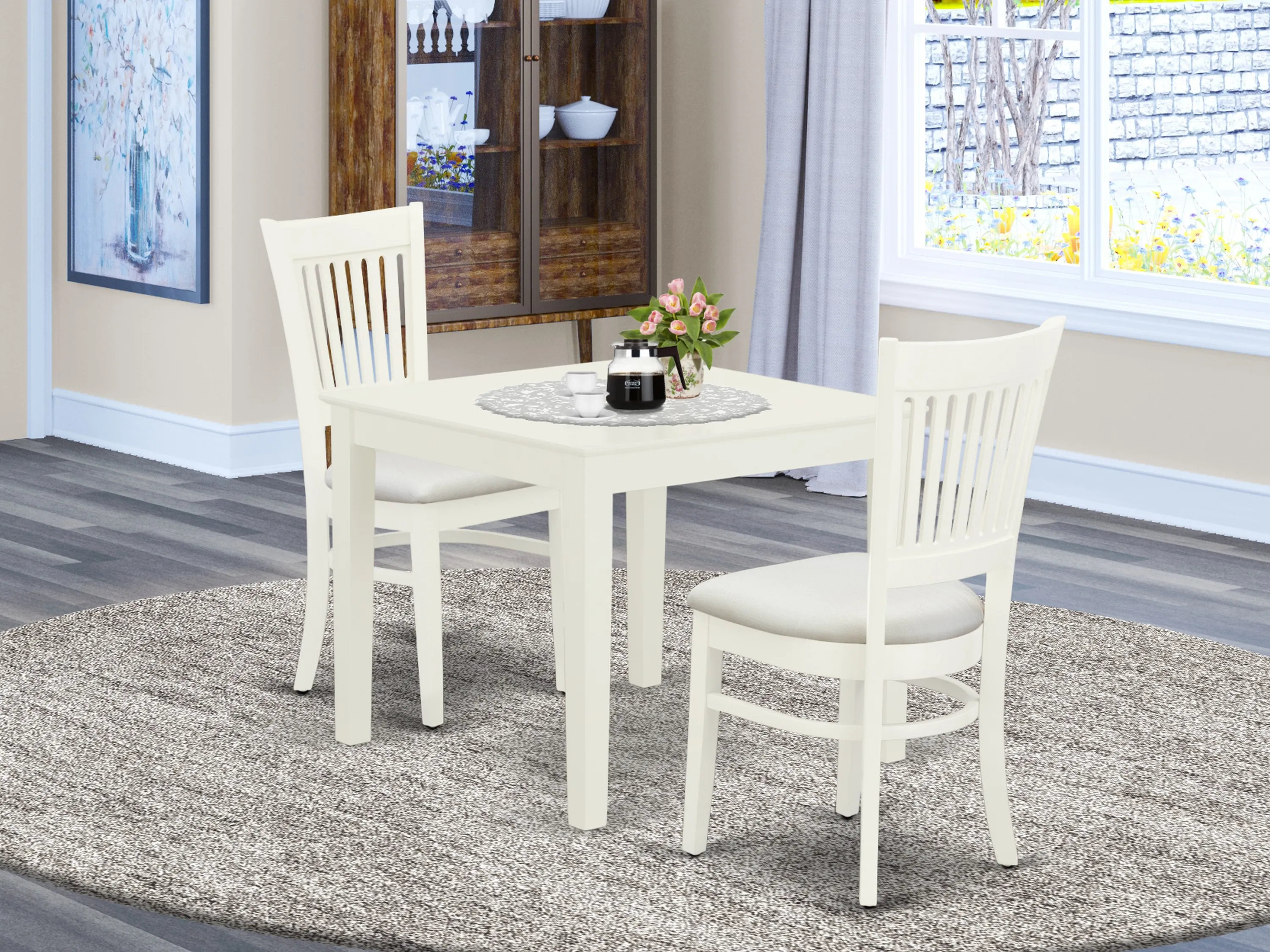Red Barrel Studio Alyxa Acacia Solid Wood Dining Set & Reviews - Wayfair Canada