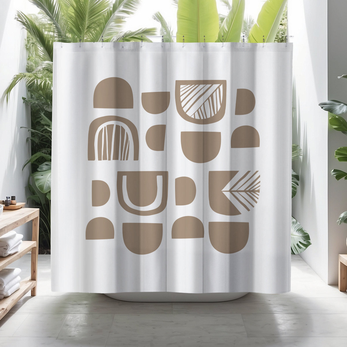 ULLI HOME Coco Shower Curtain | Wayfair