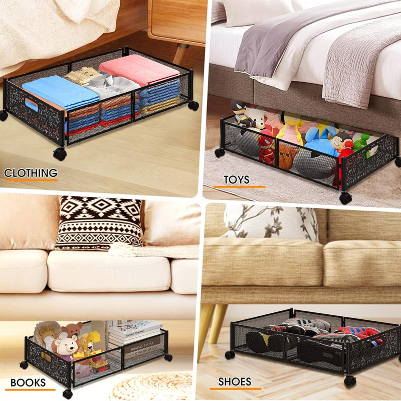 Rebrilliant Metal Underbed Storage & Reviews | Wayfair