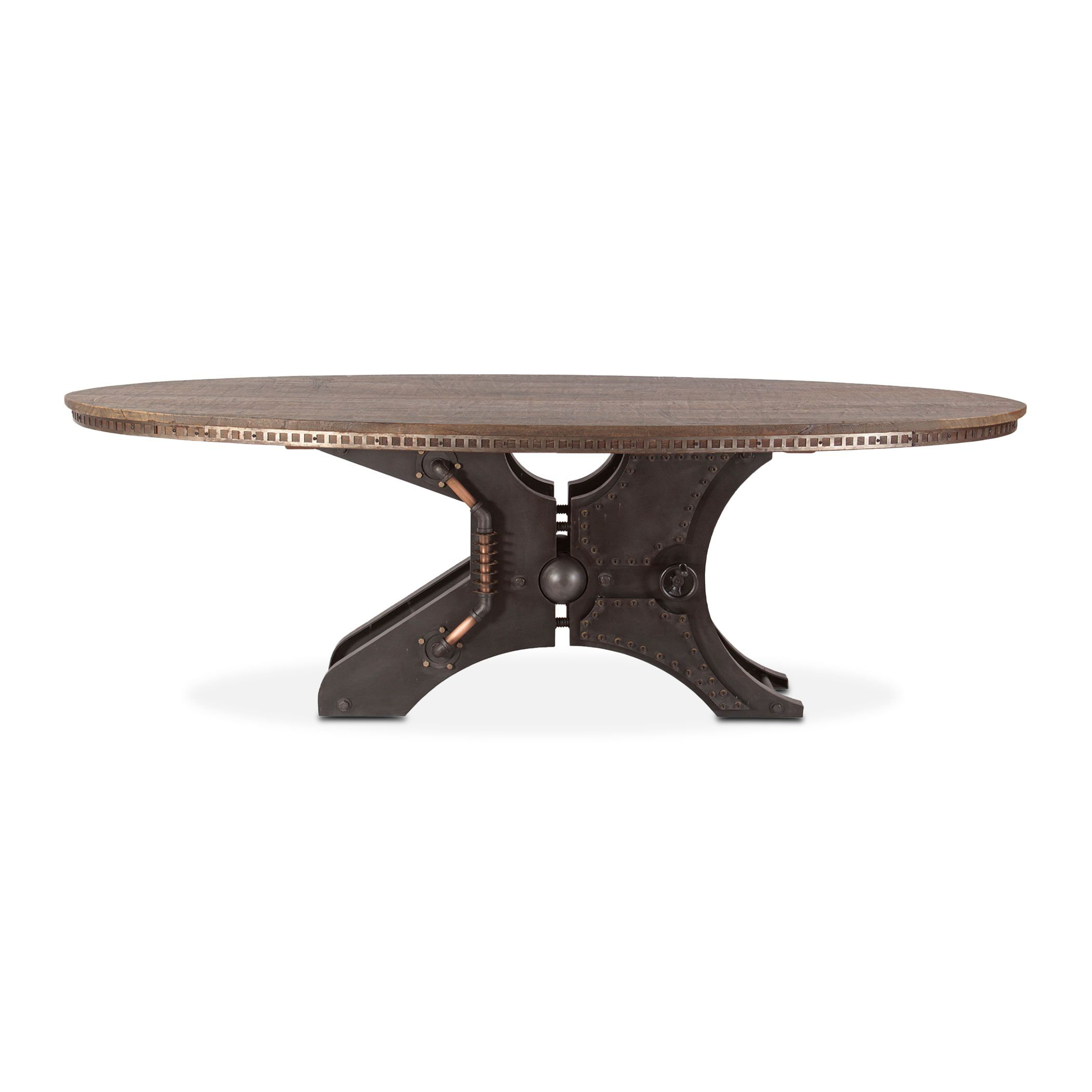 Home Trends & Design Rustic Revival Oval Dining Table | Perigold