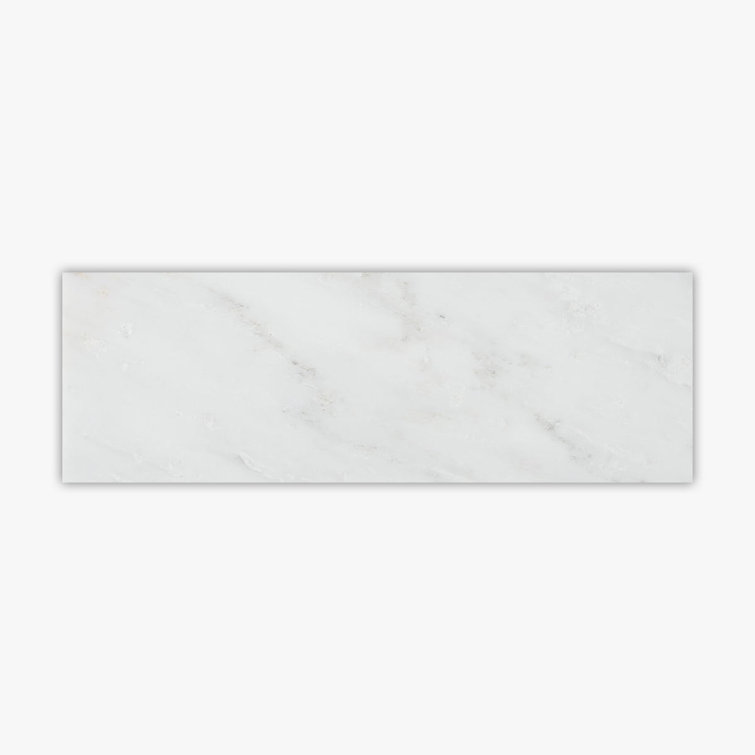 Direct Stone Source Asian Statuary 4" x 12" Marble Wall & Floor Tile ...