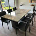 Ivy Bronx Advith Rectangular Extendable Double Pedestal Dining Table ...