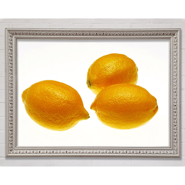 Bright Star Lemon Trio - Single Picture Frame Print | Wayfair.co.uk