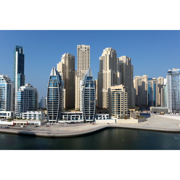 Ebern Designs Catabay Dubai Marina by Typhoonski - Print | Wayfair