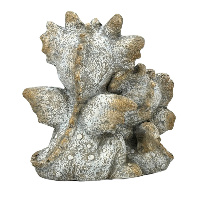 Arlmont & Co. Silvan Dragon Animals Polyresin Garden Statue | Wayfair