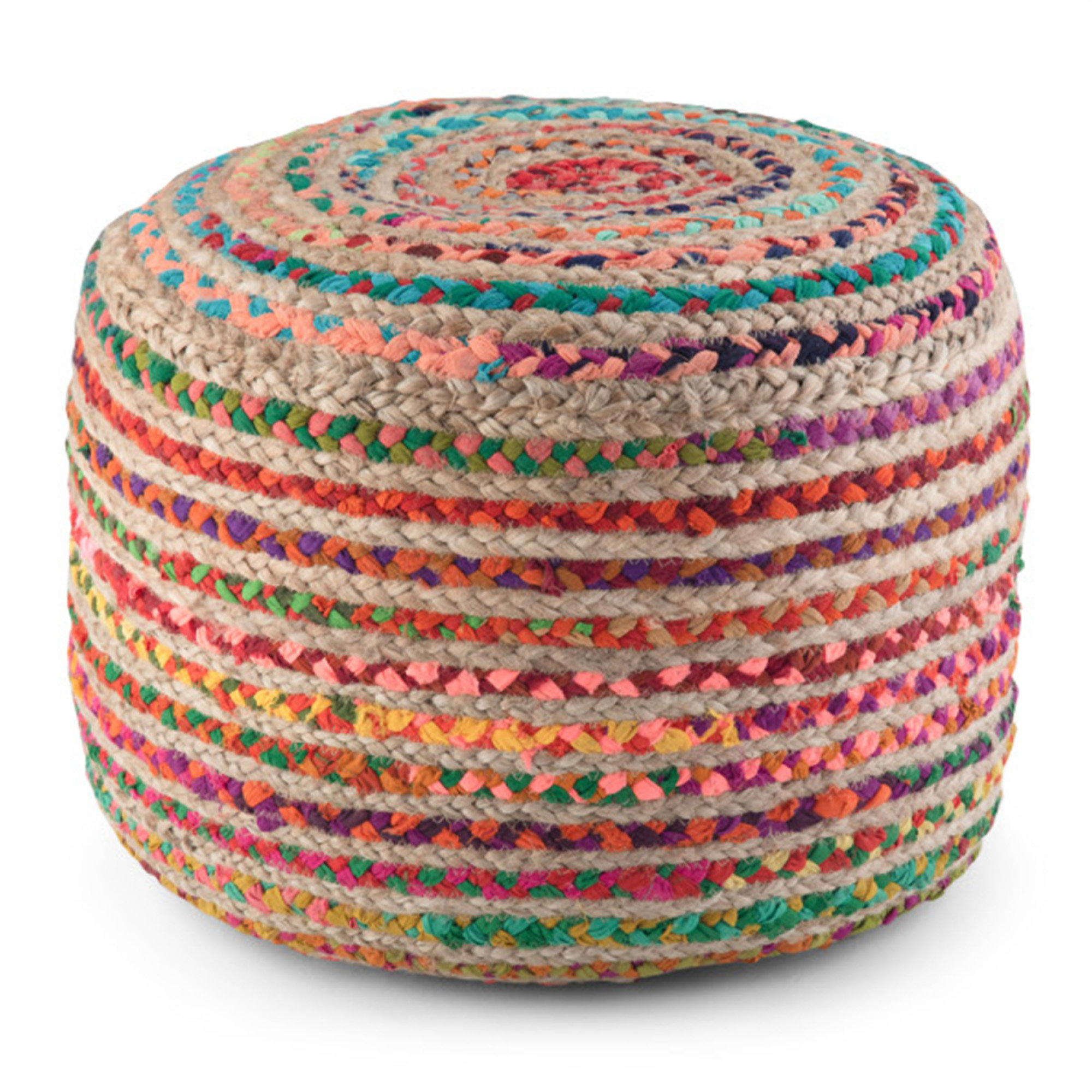 Dakota Fields Margo - Round Pouf | Wayfair