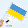 Trinx Delenia Ukraine Mini Flag Hand Held Small Miniature Ukrainian ...