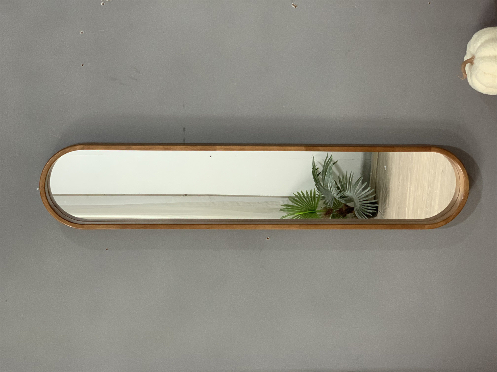 Lark Manor™ 9.5X2x47.2" Decorative Rubber Frame Mirror With Elongated ...