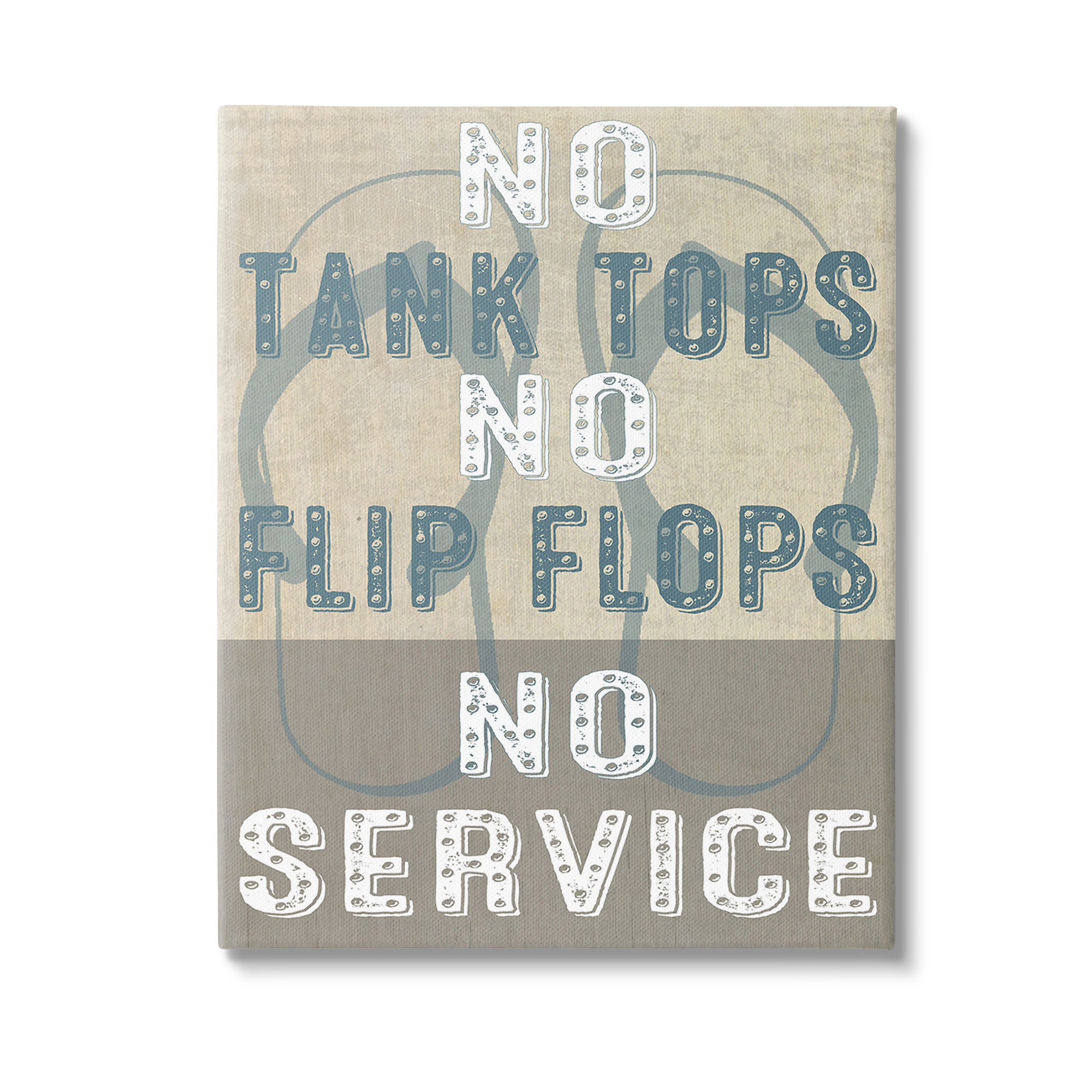 Trinx Summer No Service Sign Canvas Wall Art Design By Graffitee ...