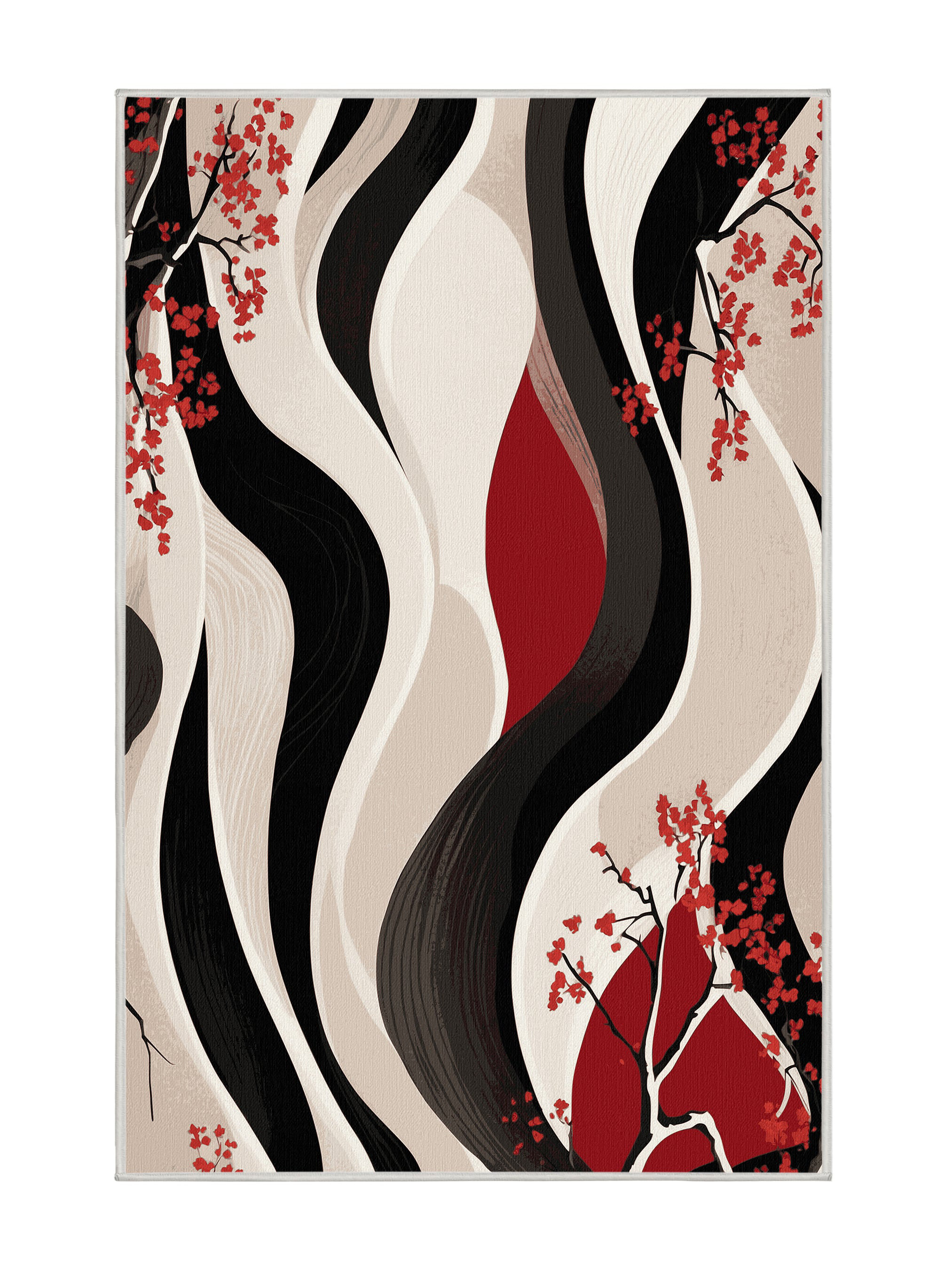 Winston Porter Sakura Swirl Rug | Wayfair