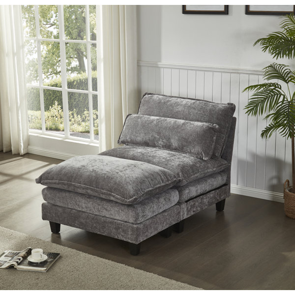 Sinda Funiture Middle Chair And Ottoman - Wayfair Canada