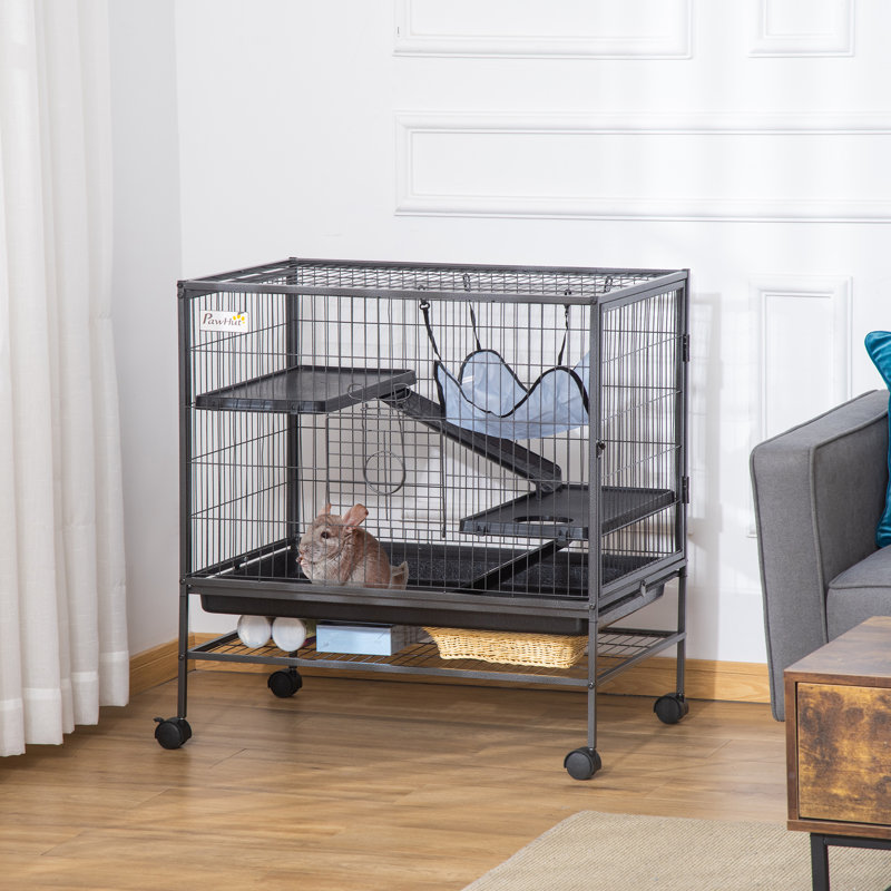 Pawhut Rabit Small Animal Cage & Reviews | Wayfair